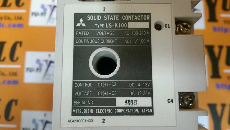 MITSUBISHI SOLID STATE CONTACTOR US-K100 - 裕益科技自動化設備可程式編碼器PLC分散式控制系統DCS