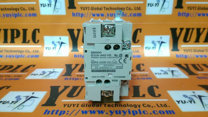 OMRON G32PA-A40-VD 40A 5-24VDC POWER DEVICE CARTRIDGE - 裕益科技自動化設備可程式編碼器 ...