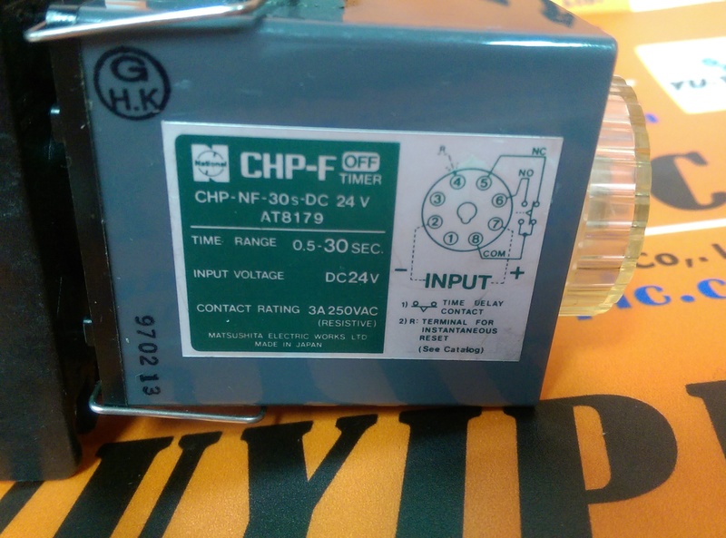 MATSUSHITA CHP-NF-30S-DC CHP-F OFF TIMER - PLC DCS SERVO Control MOTOR ...