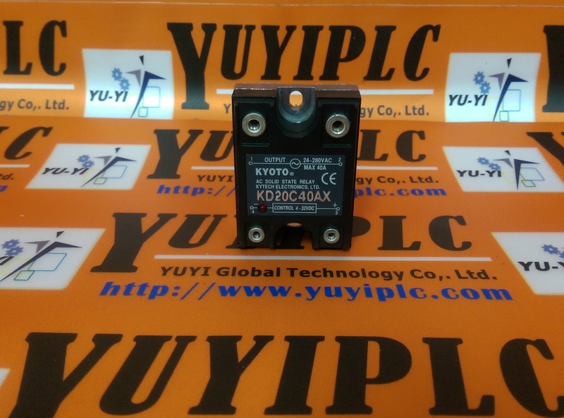 KYOTTO KD20C40AX RELAY SOLID STATE - 裕益科技自動化設備可程式編碼器PLC分散式控制系統DCS