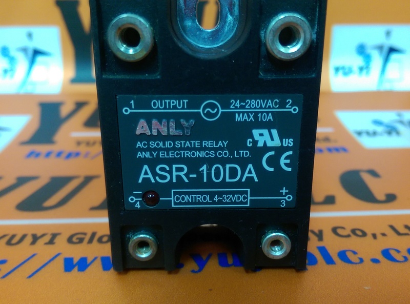 ANLY ASR-10DA SOLID STATE RELAY - 裕益科技自動化設備可程式編碼器PLC分散式控制系統DCS