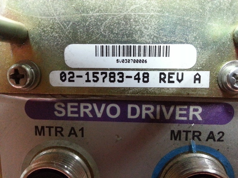 02-15783-48 REV A SERVO DRIVER - PLC DCS SERVO Control MOTOR POWER ...
