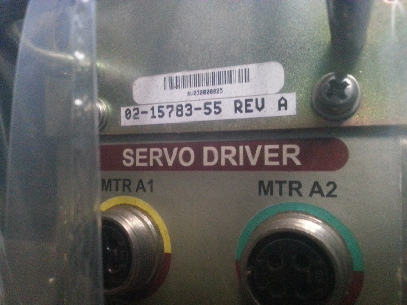 02-15783-55 REV A SERVO DRIVER - 裕益科技自動化設備可程式編碼器PLC分散式控制系統DCS