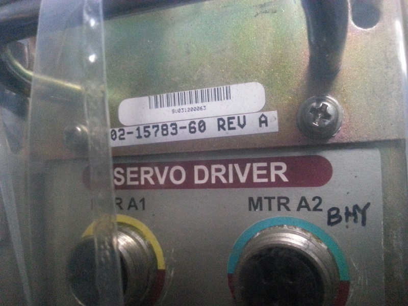 02-15783-60 REV A SERVO DRIVER - 裕益科技自動化設備可程式編碼器PLC分散式控制系統DCS