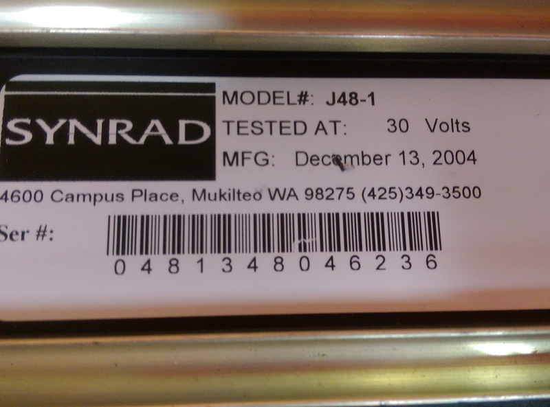 LASER PARTS SYNRAD J48-1 LASER TESTED 雷射光學模組 - PLC DCS SERVO Control ...