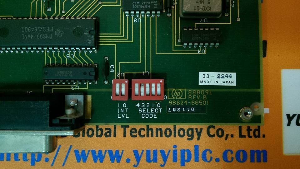 HP 98624-66501 DIO-I HP-IB REV.B INTERFACE CARD - 裕益科技自動化設備可程式編碼器PLC分散式 ...