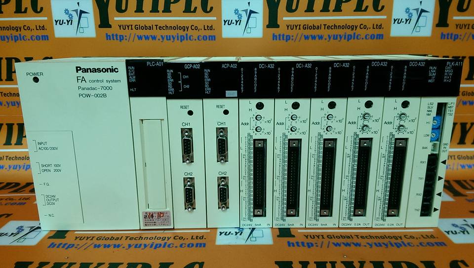 PANASONIC PLC FA CONTROL SYSTEM PANADAC-7000 - 裕益科技自動化設備可程式編碼器PLC分散式控制系統DCS