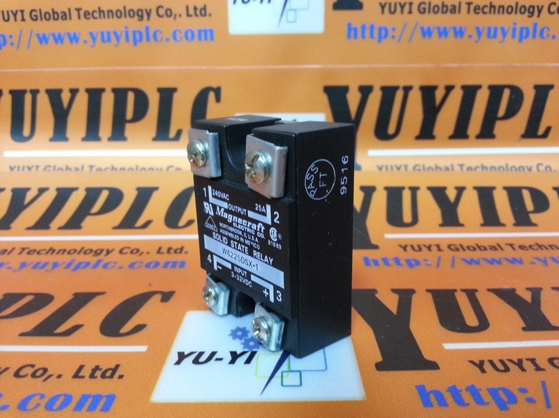 MAGNECRAFT W6225DSX-1 SOLID STATE RELAY - 裕益科技自動化設備可程式編碼器PLC分散式控制系統DCS