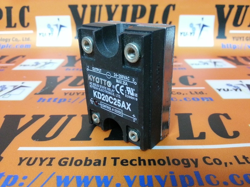KYOTTO KD20C25AX AC SOLID STATE RELAY - 裕益科技自動化設備可程式編碼器PLC分散式控制系統DCS
