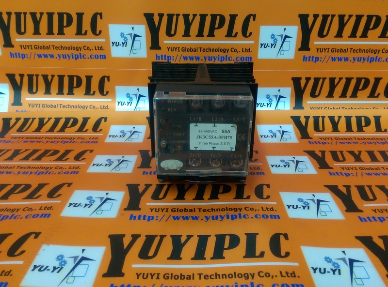 THREE PHASE S.S.R JK3C55A-3FB75 SOLID STATE RELAY - 裕益科技自動化設備可程式編碼器PLC ...