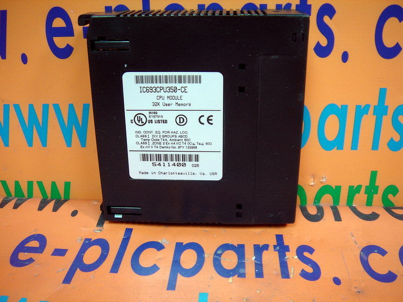 GE FANUC IC693CPU350-CE CPU MODULE - 裕益科技自動化設備可程式編碼器PLC分散式控制系統DCS