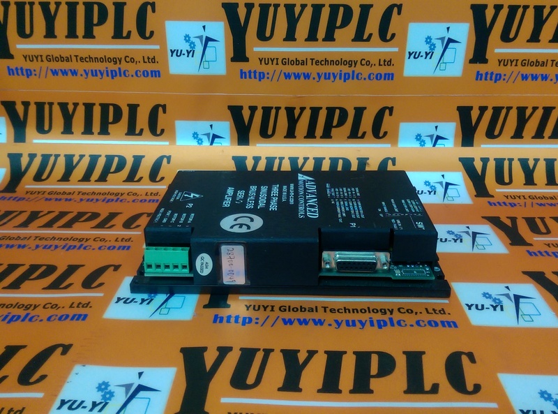 ADVANCED SX25A20A-AT3 MOTION CONTROLS - PLC DCS SERVO Control MOTOR ...