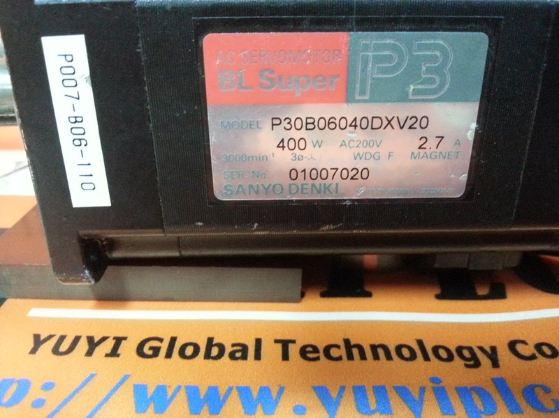 SANYO DENKI BL Super P30B06040DXV20 AC SERVOMOTOR - 裕益科技自動化設備可程式編碼器PLC ...