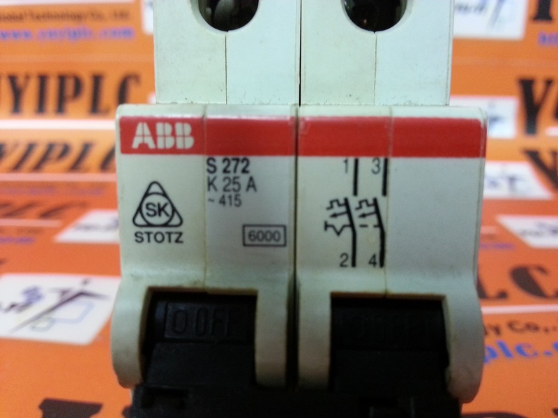 ABB S 272 K 25 A / S272 K25A CIRCUIT BREAKER - PLC DCS SERVO Control ...