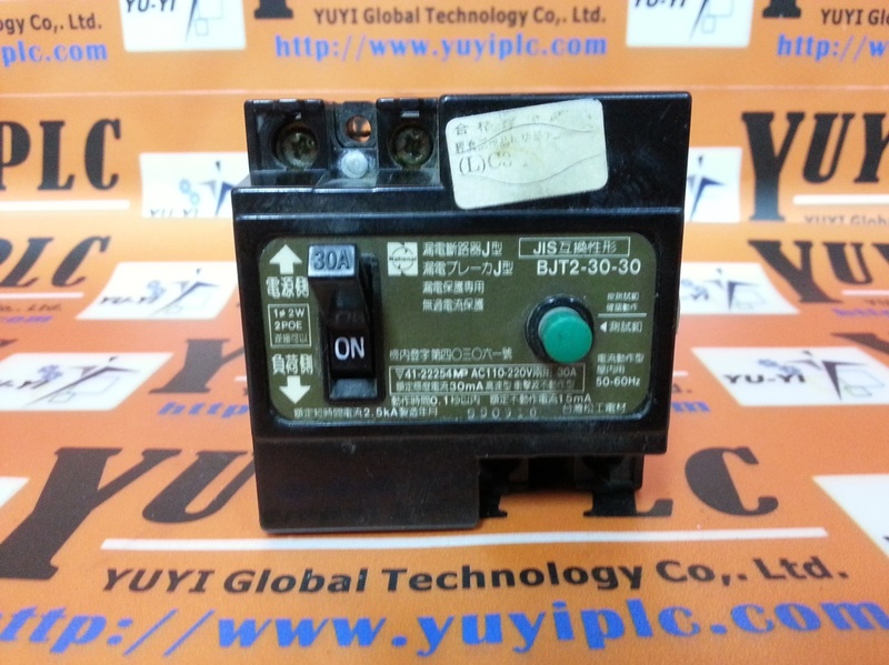 NATIONAL BJT20-30-30 Circuit Breaker Type J - 裕益科技自動化設備可程式編碼器PLC分散式控制系統DCS