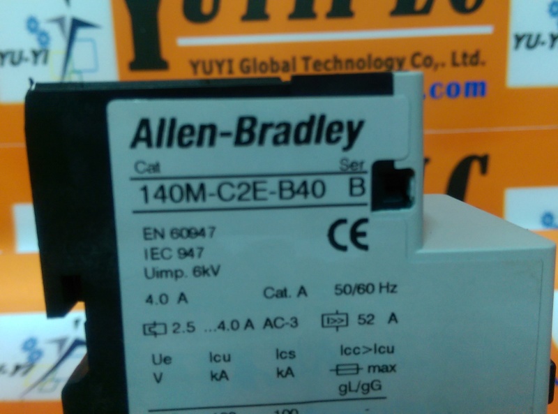 A-B 140M-C2E-B40 MOTOR PROTECTION CIRCUIT BREAKERS - 裕益科技自動化設備可程式編碼器PLC ...