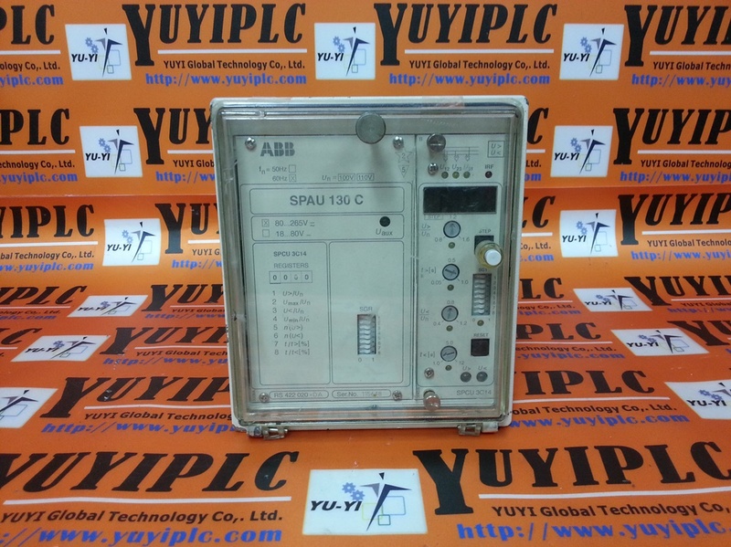 ABB SPAU 130 C Three-phase Voltage Relay - PLC DCS SERVO Control MOTOR ...