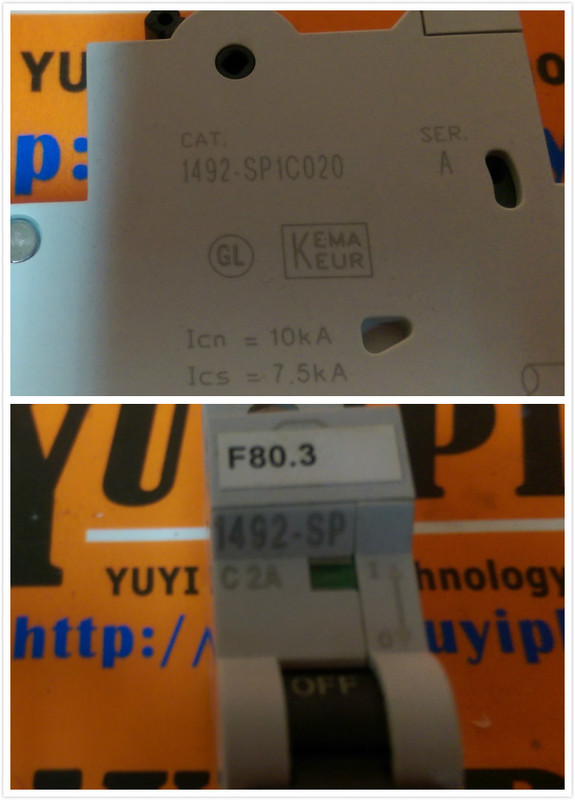 A-B 1492-SP1C020 / 1492-SP C 2A Circuit Breaker - 裕益科技自動化設備可程式編碼器PLC分散式 ...