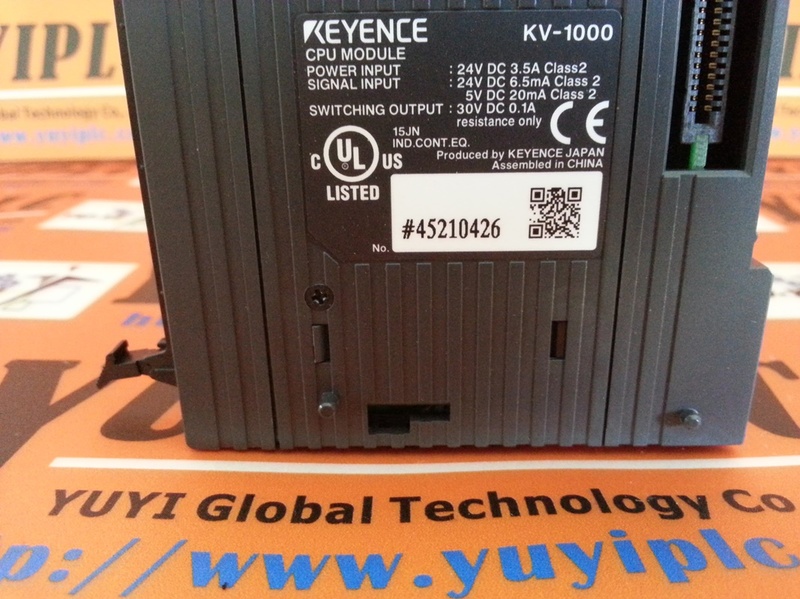KEYENCE KV-1000 CPU MODULE - 裕益科技自動化設備可程式編碼器PLC分散式控制系統DCS