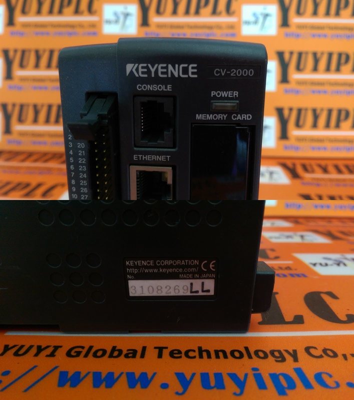 KEYENCE CV-2000 MACHINE VISION CONTROLLER - PLC DCS SERVO Control MOTOR ...