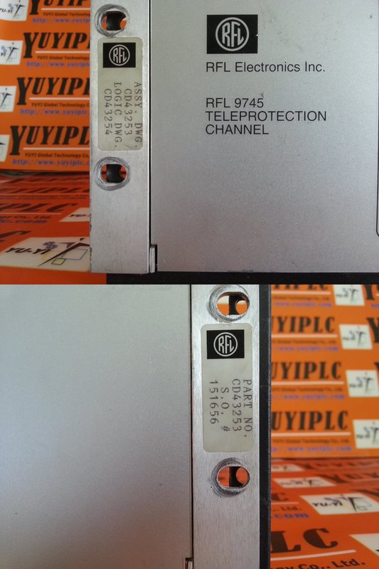 RFL RFL 9745 TELEPROTECTION CHANNEL - PLC DCS SERVO Control MOTOR POWER ...