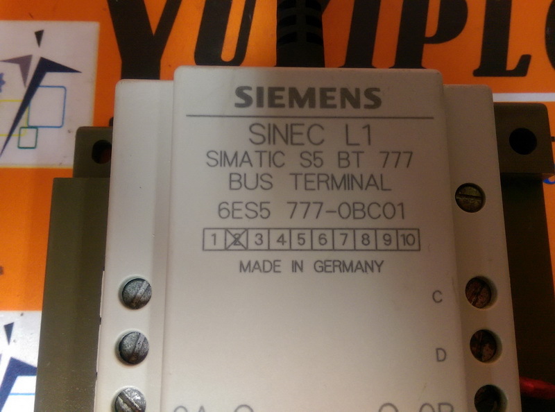 SIEMENS 6ES5 777-OBC01 PLC BUS TERMINAL - 裕益科技自動化設備可程式編碼器PLC分散式控制系統DCS