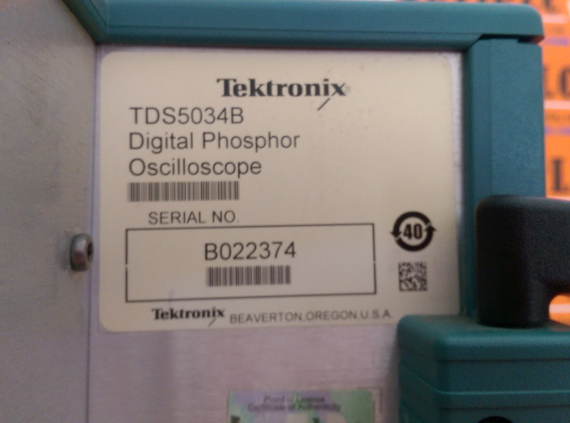 TEKTRONIX TDS5034B DIGITAL PHOSPHOR - 裕益科技自動化設備可程式編碼器PLC分散式控制系統DCS