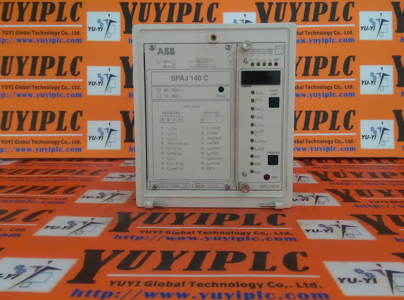 ABB SPAJ 140 C-DA Feeder terminal - PLC DCS SERVO Control MOTOR POWER ...