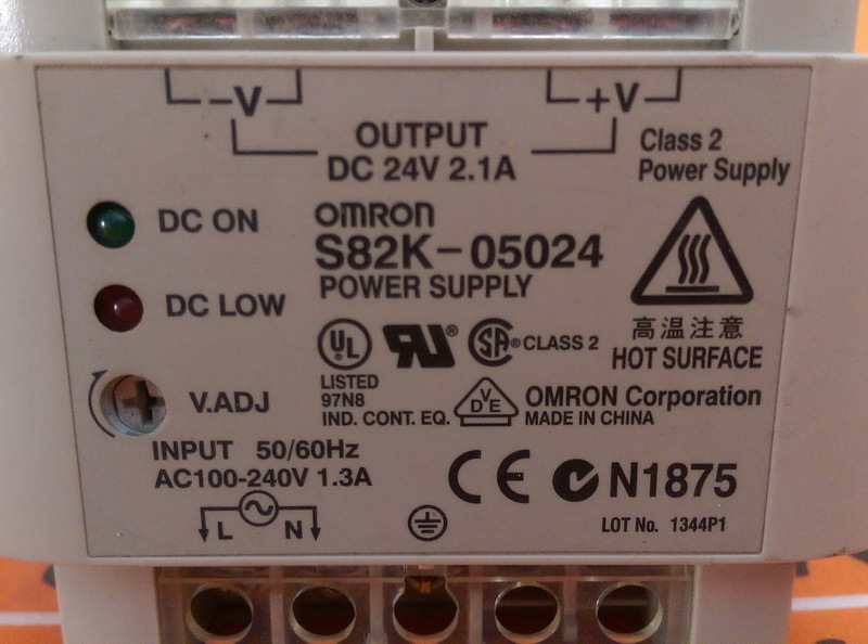 OMRON S82K-05024 POWER SUPPLY - PLC DCS SERVO Control MOTOR POWER ...