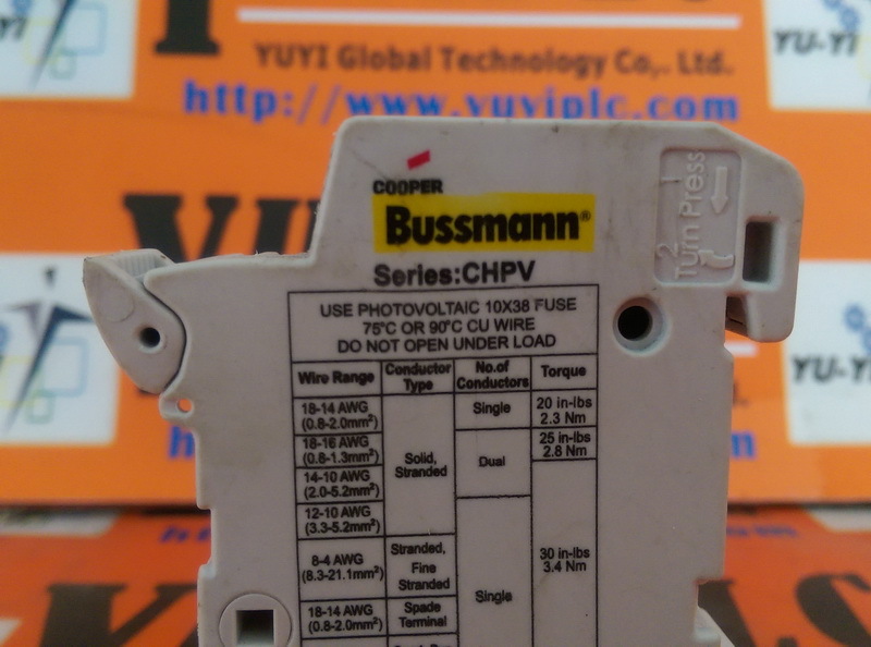 BUSSMANN CHPV CIRCUIT BREAKER - 裕益科技自動化設備可程式編碼器PLC分散式控制系統DCS