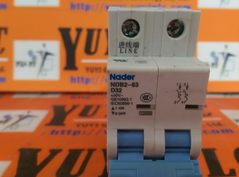 NADER NDB2-63 D32 OF CIRCUIT BREAKER - PLC DCS SERVO Control MOTOR ...