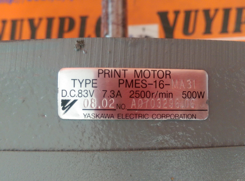 YASKAWA PMES-16-MA31 Print Motor - 裕益科技自動化設備可程式編碼器PLC分散式控制系統DCS