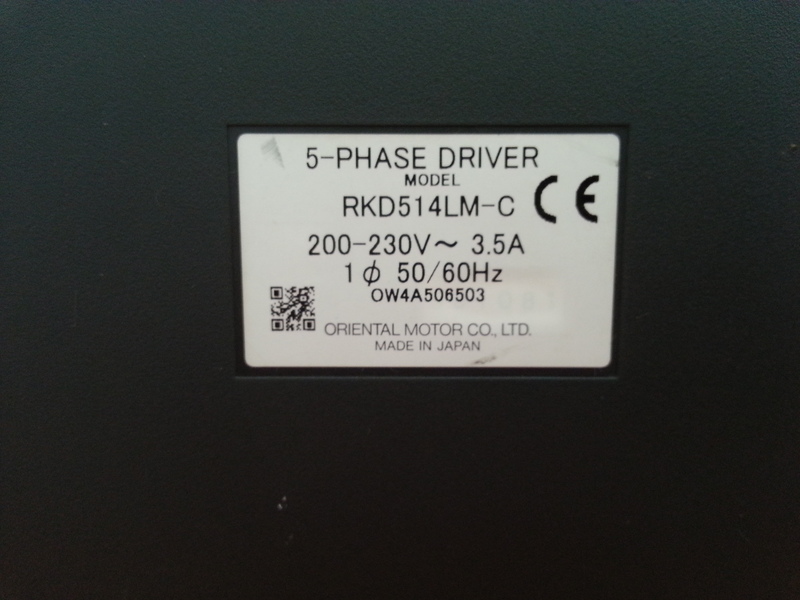ORIENTAL RKD514LM-C 5-PHASE DRIVER - PLC DCS SERVO Control MOTOR POWER ...