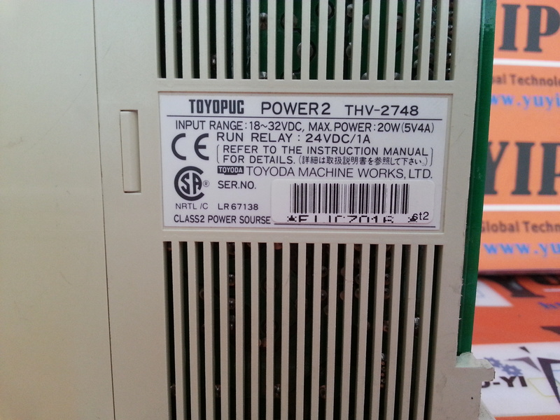 TOYODA THV-2748 POOWER 2 TOYOPUC - 裕益科技自動化設備可程式編碼器PLC分散式控制系統DCS