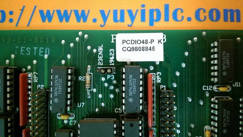 ICS PCDIO48-P DIGITAL I/O BOARD CARD - PLC DCS SERVO Control MOTOR ...