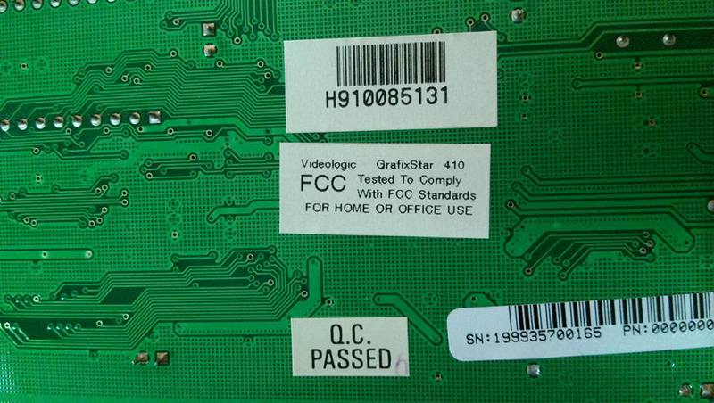 S3 INC. GRAFIXSTAR 410 LEGACY SVGA GRAPHICS PCI CARD - PLC DCS SERVO ...