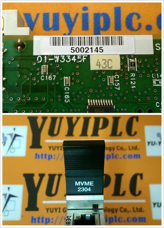 MOTOROLA MVME 2304 01-W3345F-43C VME BOARD - PLC DCS SERVO Control ...