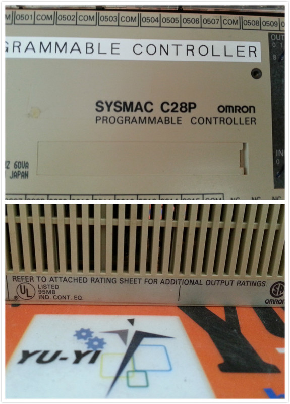 OMRON SYSMAC C28P PROGRAMMABLE CONTROLLER - PLC DCS SERVO Control MOTOR ...