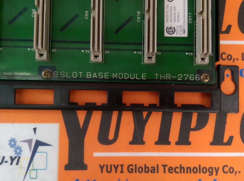 TOYODA THR-2766 8 SLOT BASE MODULE - 裕益科技自動化設備可程式編碼器PLC分散式控制系統DCS