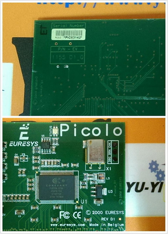 EURESYS 1155 D1-0 PICOLO REV D1 VIDEO CAPTURE BOARD - PLC DCS SERVO ...