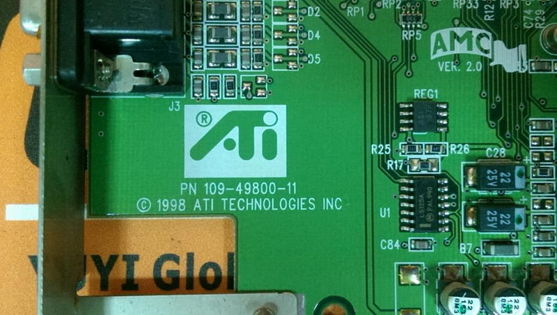 ATI 109-49800-11 VER 2.0 AMC VIDEO GRAPHICS CARD - 裕益科技自動化設備可程式編碼器PLC分散 ...