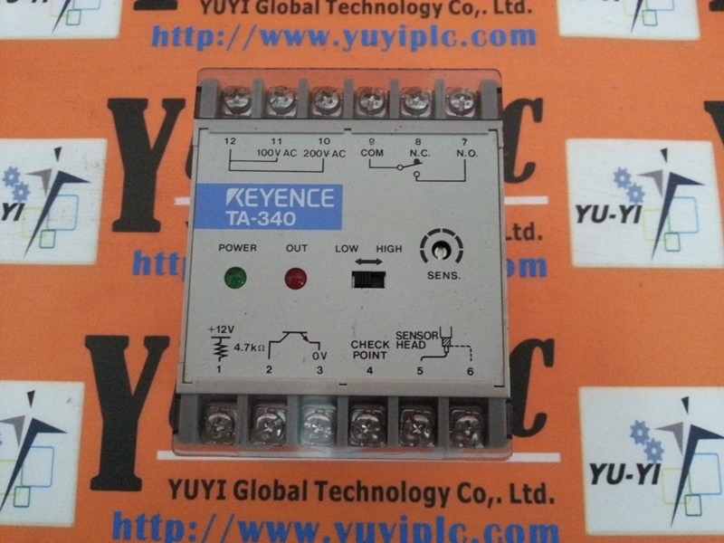 KEYENCE TA-340 SENSOR AMPLIFIER - PLC DCS SERVO Control MOTOR POWER ...
