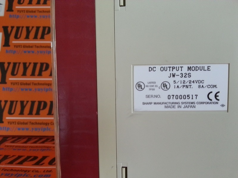 SHARP JW-32S DC OUTPUT MODULE - 裕益科技自動化設備可程式編碼器PLC分散式控制系統DCS