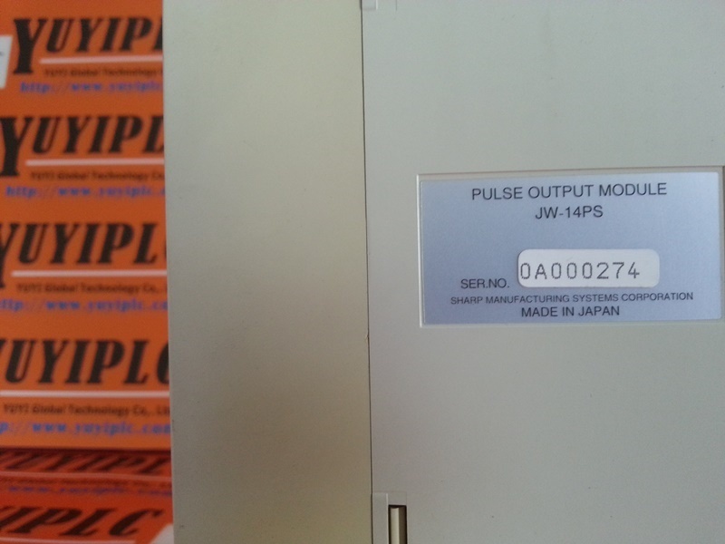 SHARP JW-14PS PULSE OUTPUT MODULE - PLC DCS SERVO Control MOTOR POWER ...