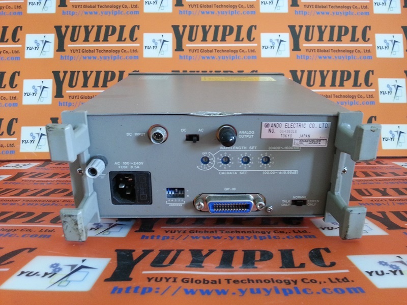 ANDO AQ1135E / AQ-1135E Optical Power Meter - PLC DCS SERVO Control ...