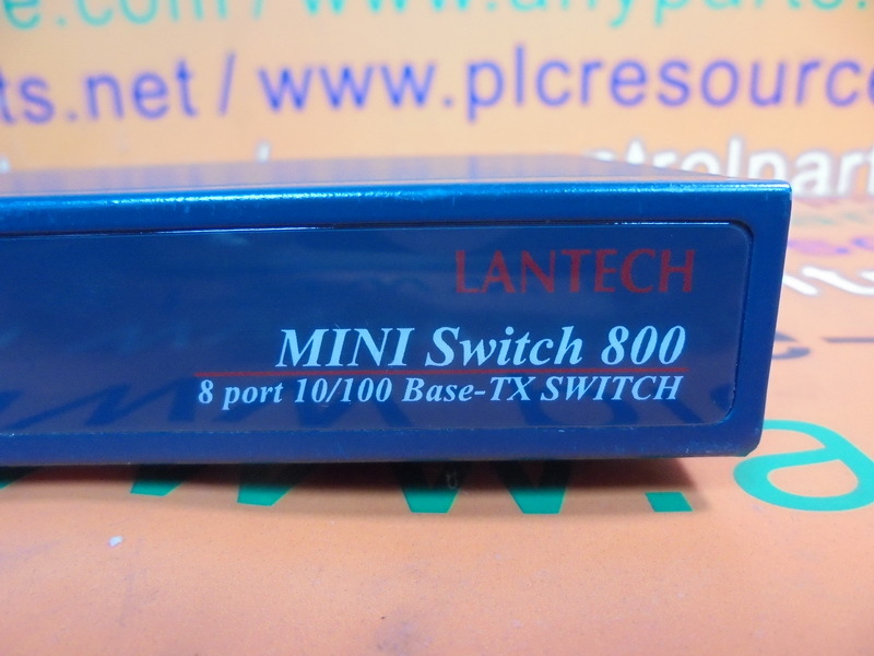 LANTECH MINI SWITCH 800 8 PORT 10/100 BASE-TX SWITCH - 裕益科技自動化設備可程式編碼器 ...