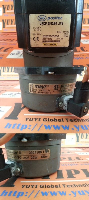 SIG POSITEC VRDM 3913/50 LWB / ROBA-STOP-M - 裕益科技自動化設備可程式編碼器PLC分散式控制系統DCS