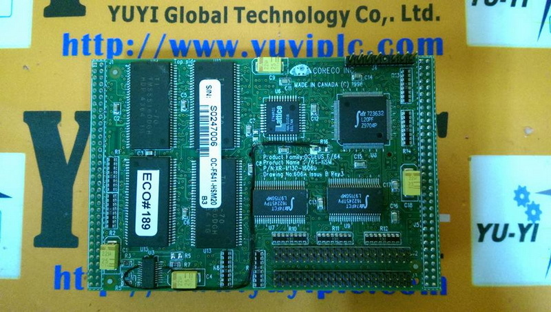CORECO INC. OCULUS-F/64 HSM XR-M130-16060 CICUIT BOARD - 裕益科技自動化設備可程式 ...