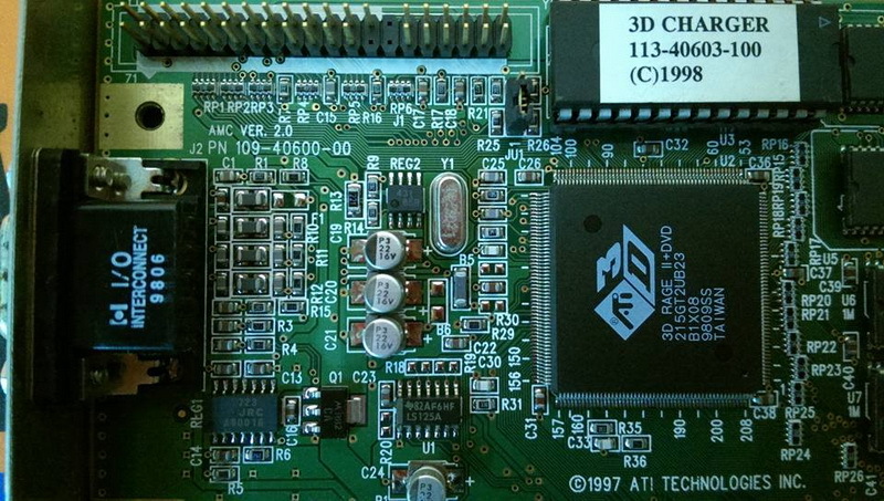ATI 109-40600-00 VER 2.0 3D CHARGER PCI VGA VIDEO CARD - PLC DCS SERVO ...