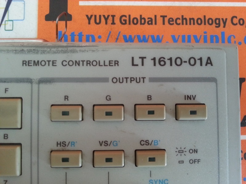LEADER LT 1610-01A / LT1610-01A REMOTE CONTROLLER - 裕益科技自動化設備可程式編碼器PLC ...